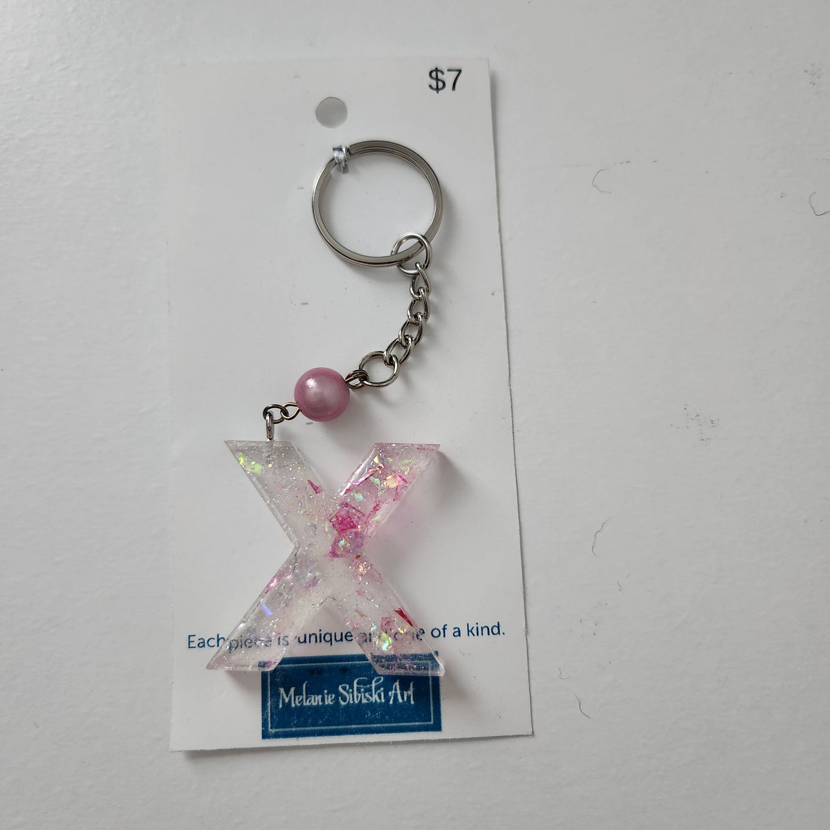 X keychain – Blue Bourbon Designs